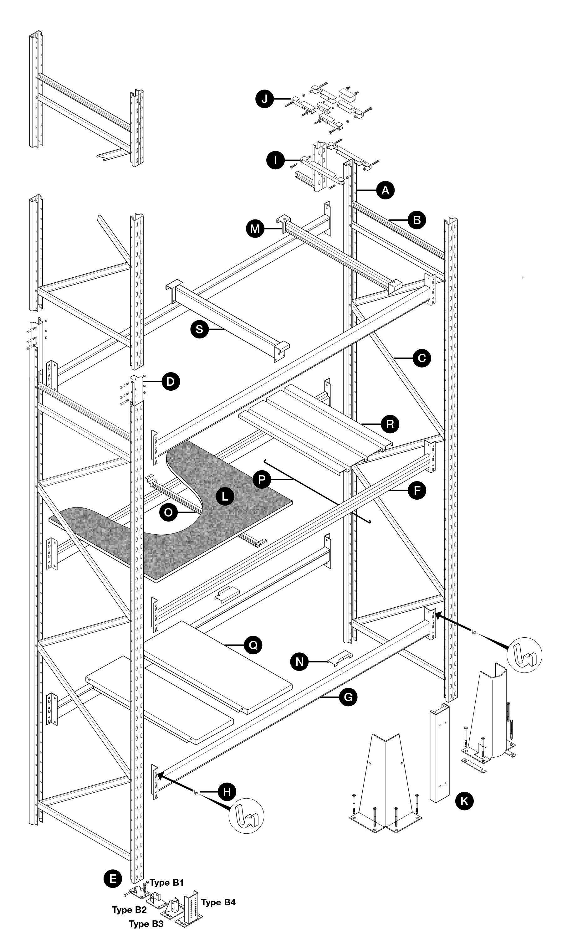 component-list | Mr Pallet Racking