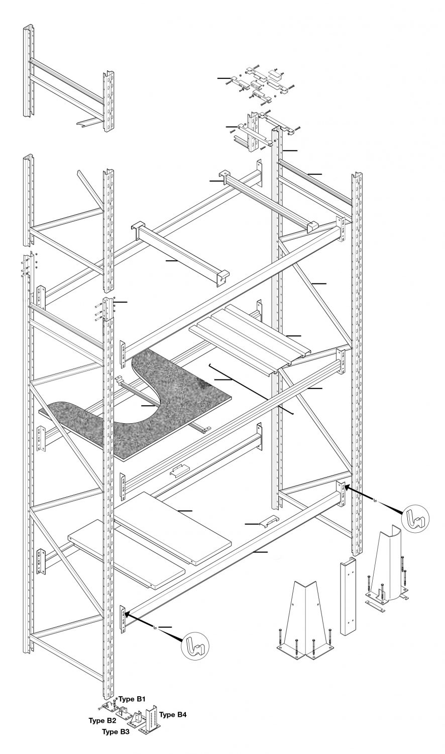 Find The Name Of Your Racking Parts | Mr Pallet Racking